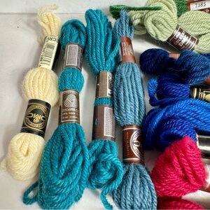Dmc | Office | Multiple Small Skeins Of Wool Yarn Dmc Tapestry Wool ...